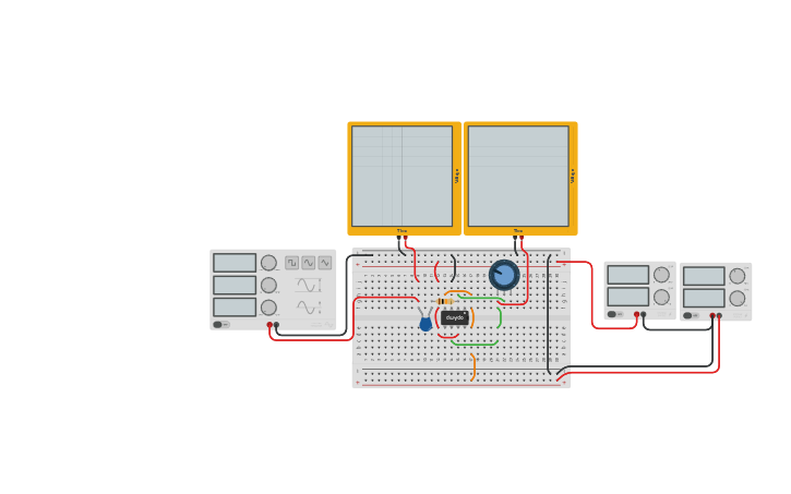 Circuit design Operation Amplifier Circuit - Inverting - Tinkercad