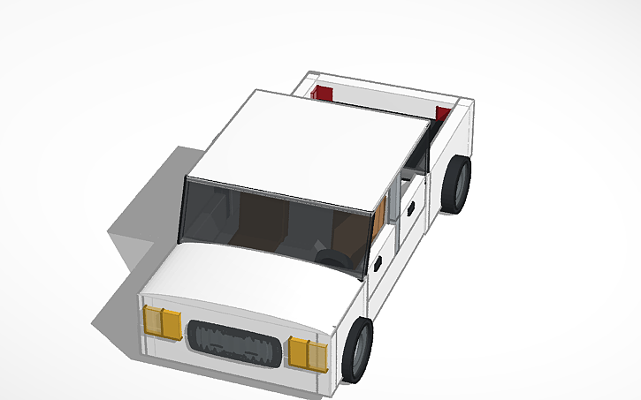 3D design this car is now a truck : ) | Tinkercad