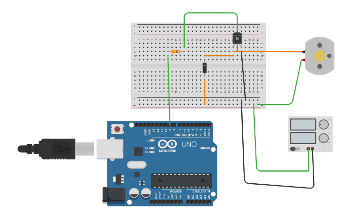 Circuit design Task1-Exp2 | Tinkercad