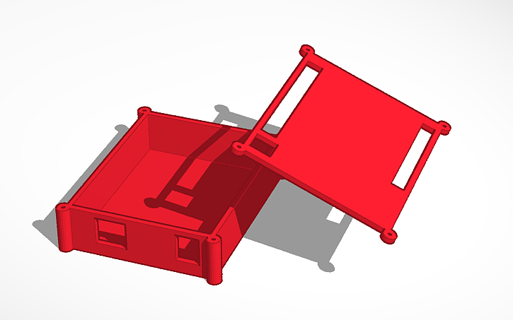 3D design case de arduino - Tinkercad