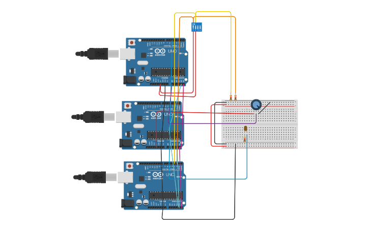 Circuit design LAB8_E1 | Tinkercad