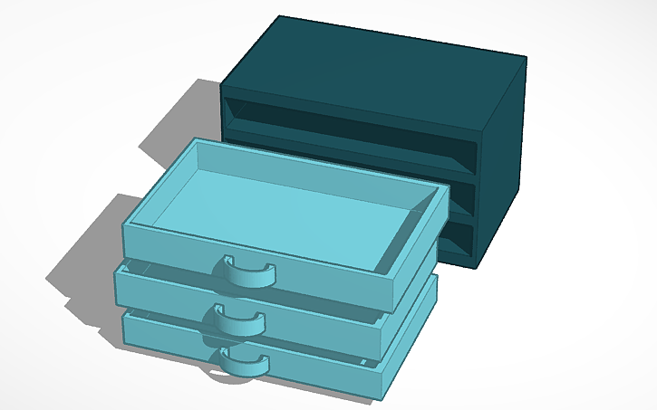 3D design Drawers | Tinkercad