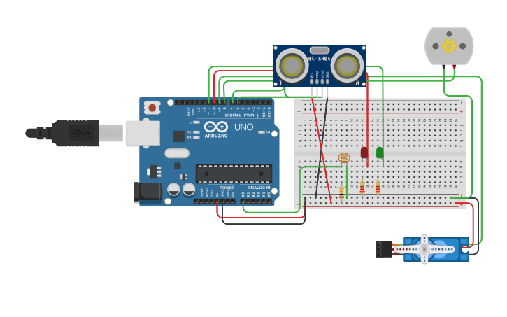 Circuit design Examen - Tinkercad