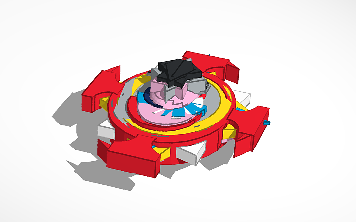 3D design BEYBLADE - Tinkercad
