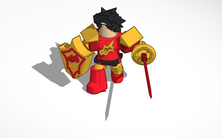 3d Design Knight Of Redcliff Roblox 20 Tinkercad