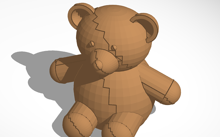 3D design Teddy Bear | Tinkercad