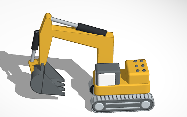 3D design EXCAVATOR - Tinkercad