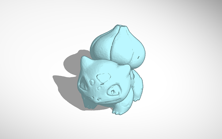 3D design Copy of Bulbasaur - Tinkercad