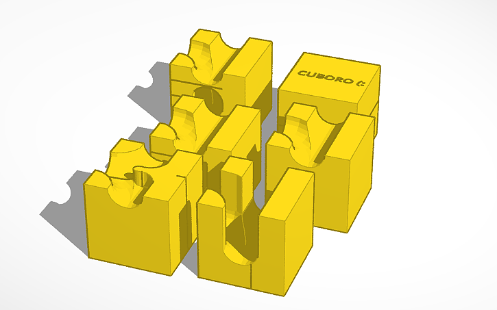 3D design cuboro no.109 (pt 2, the lowerered) | Tinkercad