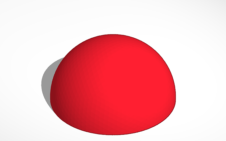 3d Design Magic Half Sphere Tinkercad