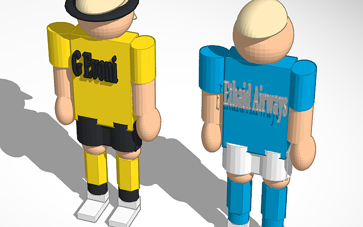 3D design Erling Haaland! (Man city/Borussia Dortmund) - Tinkercad