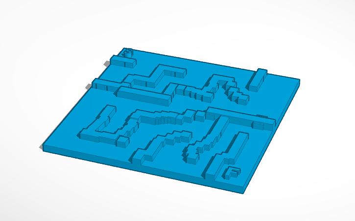3D design maze - Tinkercad