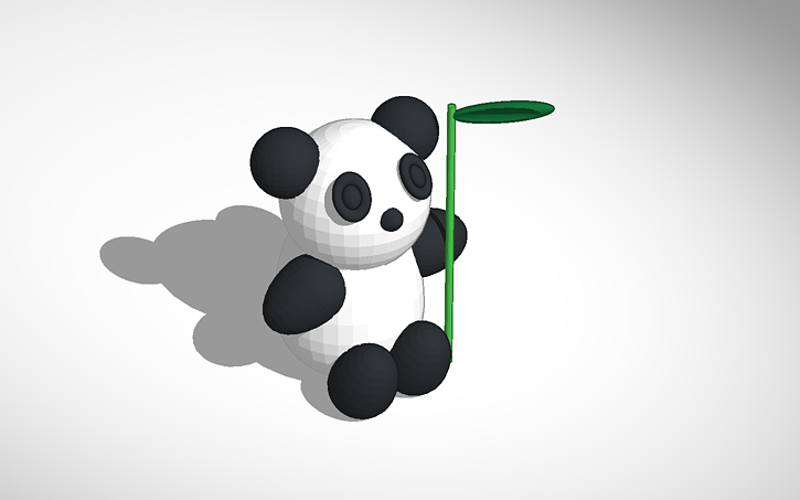 3D design cute Pada | Tinkercad