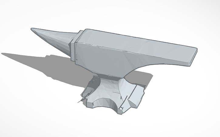 3D design Old Anvil - Tinkercad