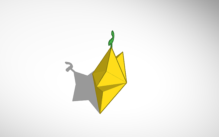 3D design Fruit Model- Pika Pika no Mi (my version) - Tinkercad