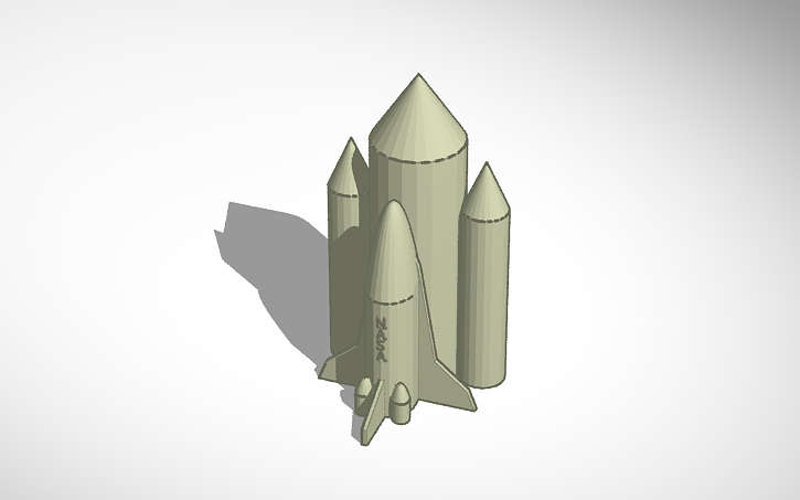 3D design Space Shuttle - Tinkercad