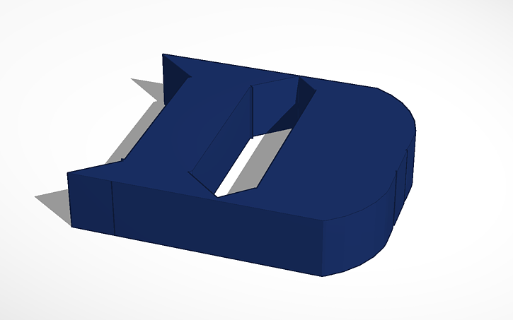 3D design Duke Logo - Tinkercad