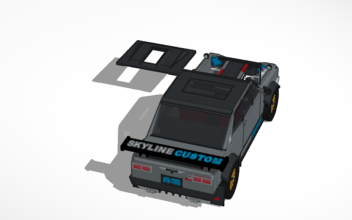 3D design skyline GT-R nismo custom | Tinkercad