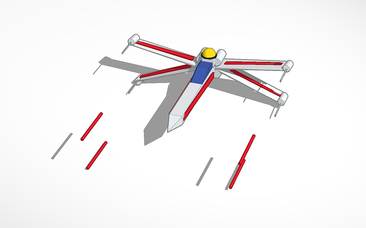 3D design X-Wing | Tinkercad