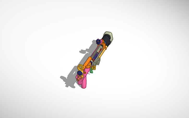 3D design MP5K Fully automatic airsoft gun (working) | Tinkercad