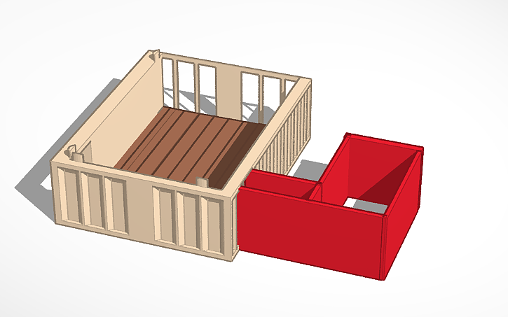 3d Design Copy Of Copy Of Shipping Container Tinkercad