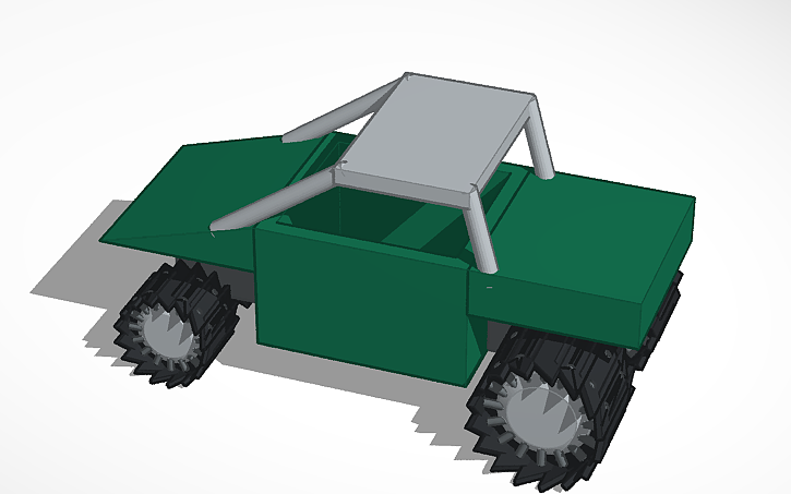 3D design Hesperonychus all-terrain buggy | Tinkercad