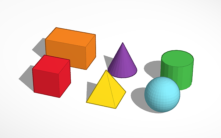 3D design 3D Shapes - Tinkercad