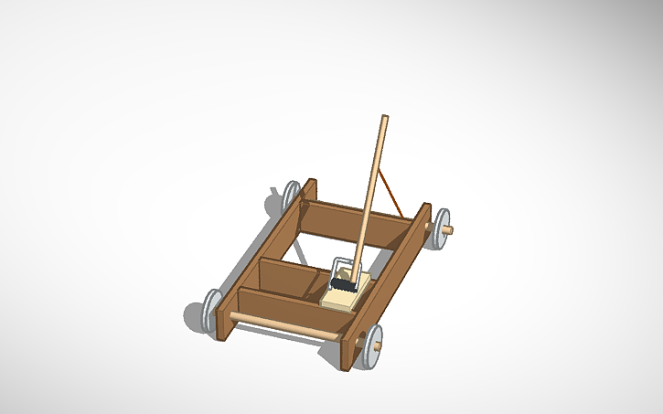 3D design mouse trap car - Tinkercad