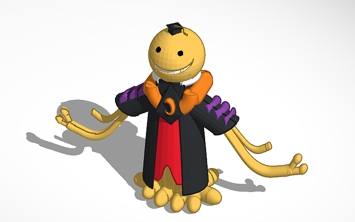 3D design Koro-sensei - Tinkercad