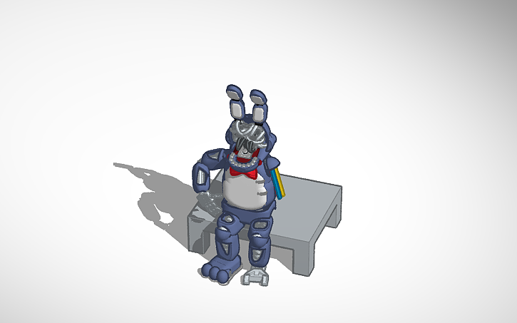 3D design Withered Bonnie - Tinkercad