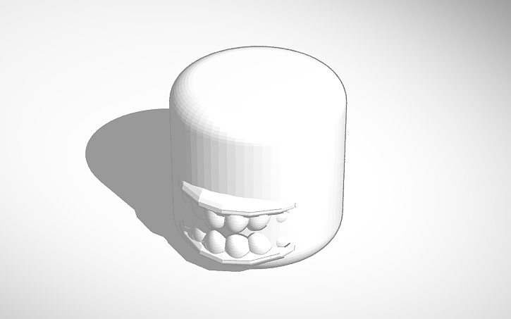 3D design Vampire Teeth - Tinkercad