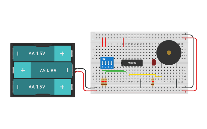 Circuit design Puerta_NAND | Tinkercad