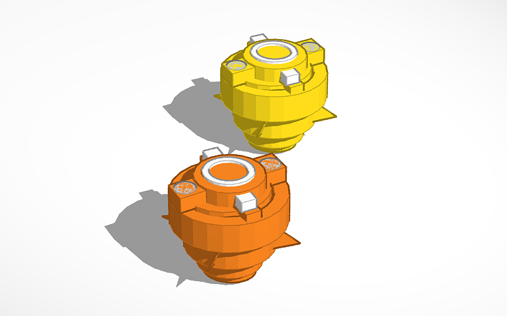 3D design Maximum Garuda Flugel Burst Tip | Tinkercad