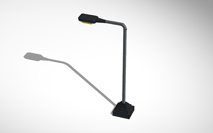 3D design STREET LIGHT - Tinkercad