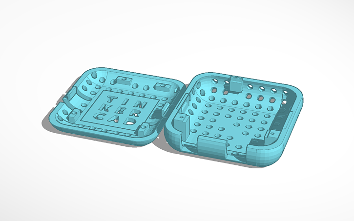 3d Design Copy Of Perforated Arduino Enclosure Tinkercad