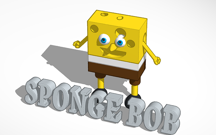 3d Design Spongebob Tinkercad