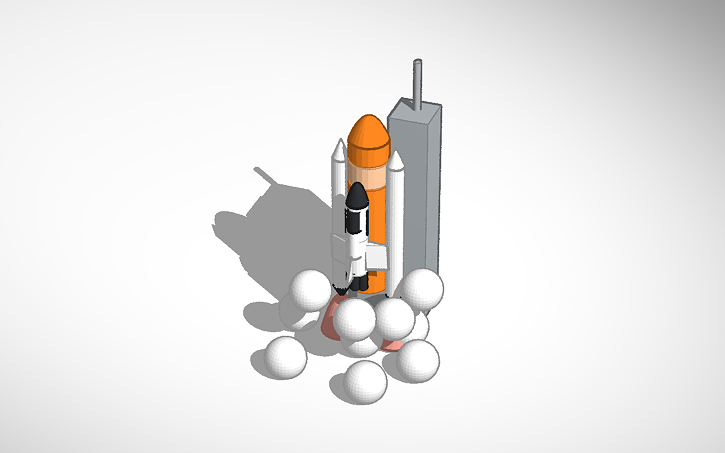 3D design Space Shuttle - Tinkercad
