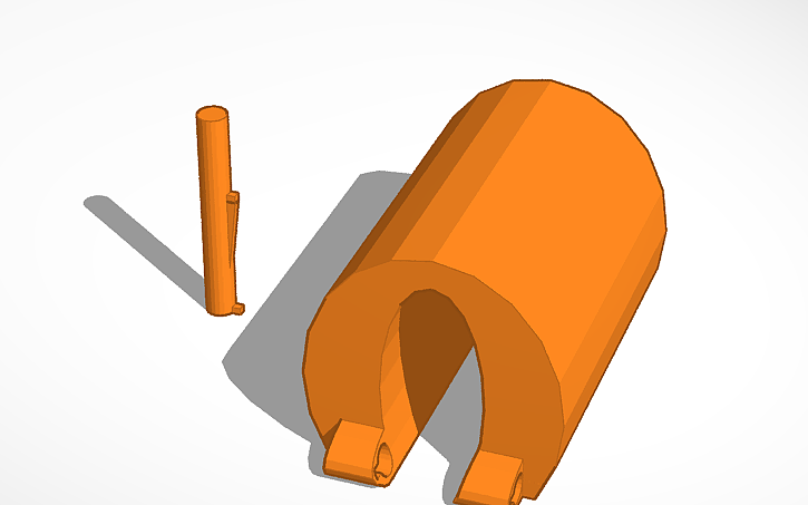 3D design Finger Section w/ Joints on Both Sides - Tinkercad