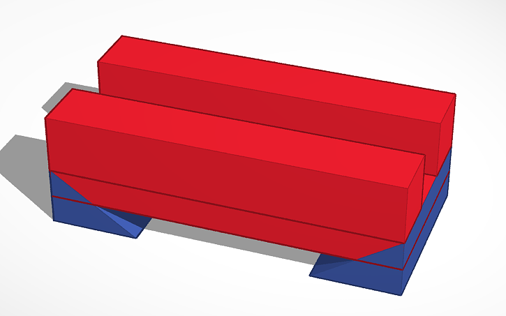 3D design "T" Slot Slide - Tinkercad