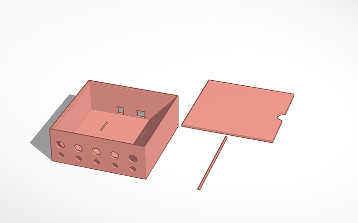 3D design USB Toggle Switch Box (needs work) | Tinkercad