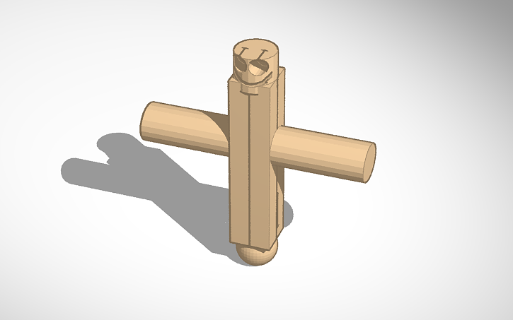 3D design very bad scarecrow - Tinkercad