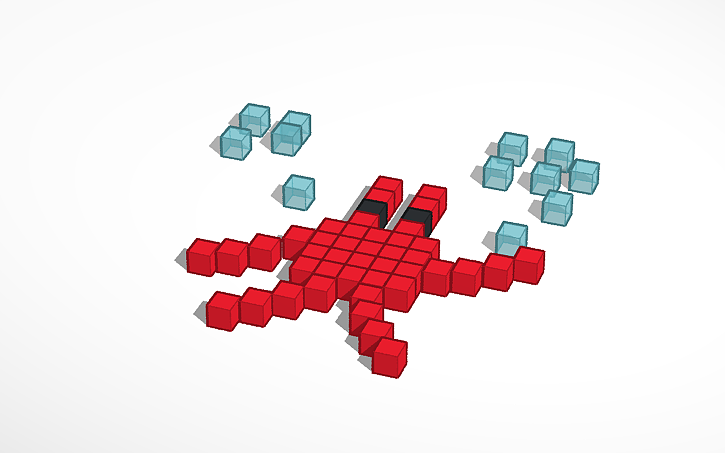 3D design krab - Tinkercad
