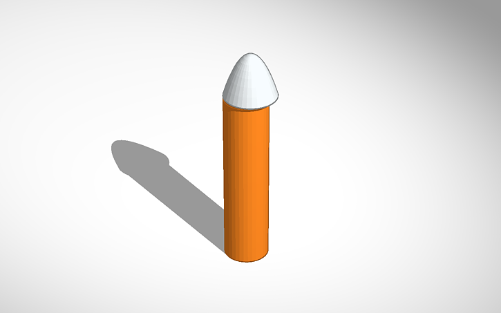 3D design Nerf Bullet - Tinkercad