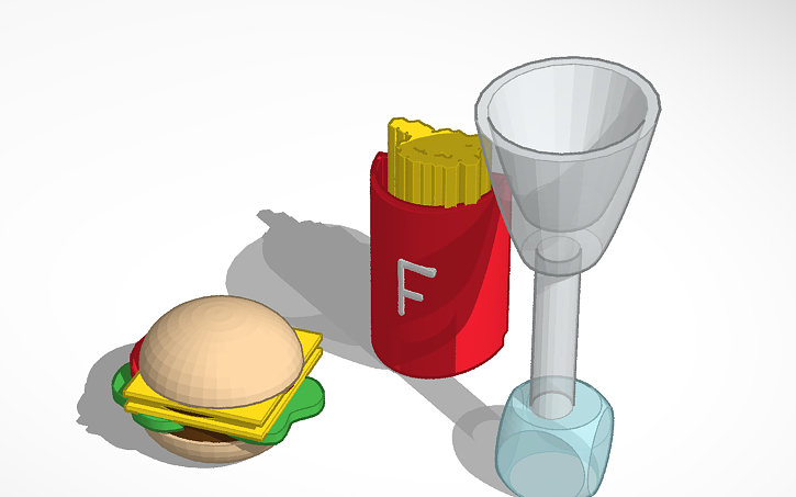 3D design food :) - Tinkercad