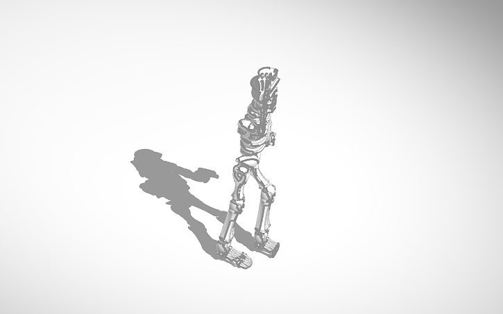 3D design Micheal Skeleton - Tinkercad