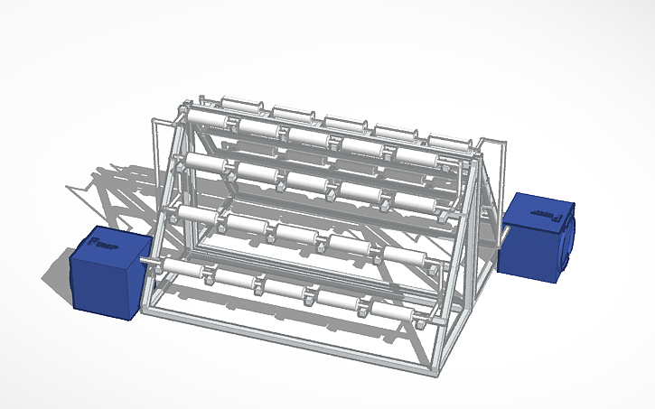 3D design Copy of Hydroponics Design - Tinkercad