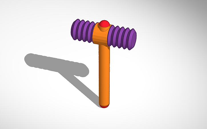 3D design Lecture 6 - Toy Hammer - Tinkercad
