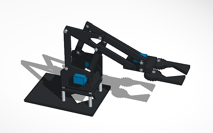 3D design Brazo robotico - Tinkercad