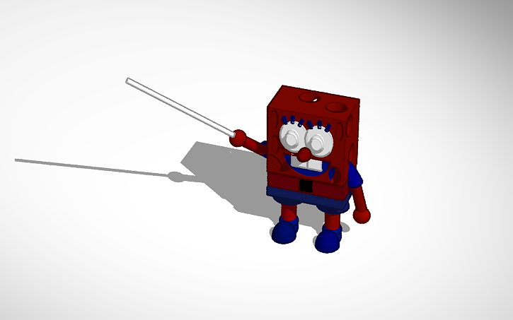 3D design Spider-Sponge - Tinkercad