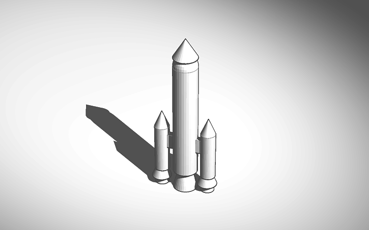 3D design Rocket - Tinkercad